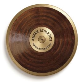 Amber IAAF Certified 70% Rim Wooden Discus for Track & Field
