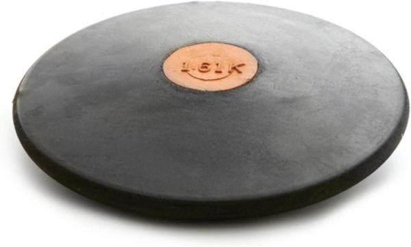 BSN Official Black Rubber Discus | 1.6 KG, NFHS