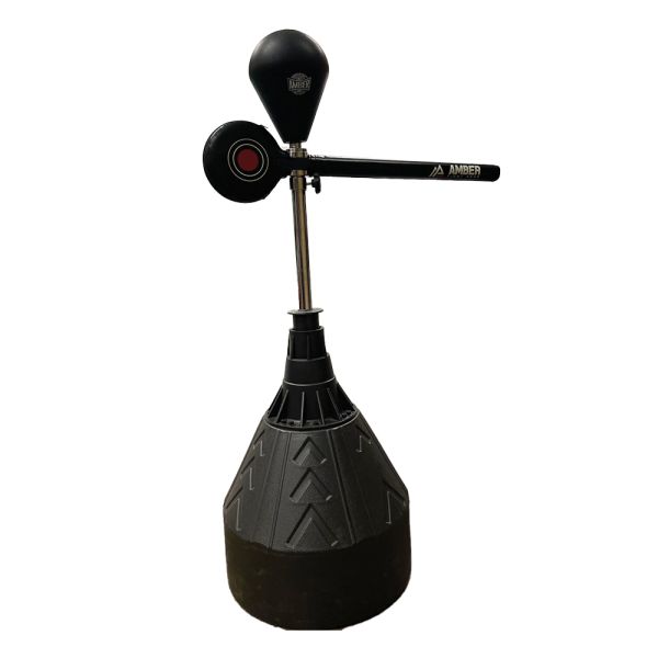 Amber Fight Gear Rapid-Reflex Boxing Bar | 2-in-1 Punch Bag & Spinning Bar