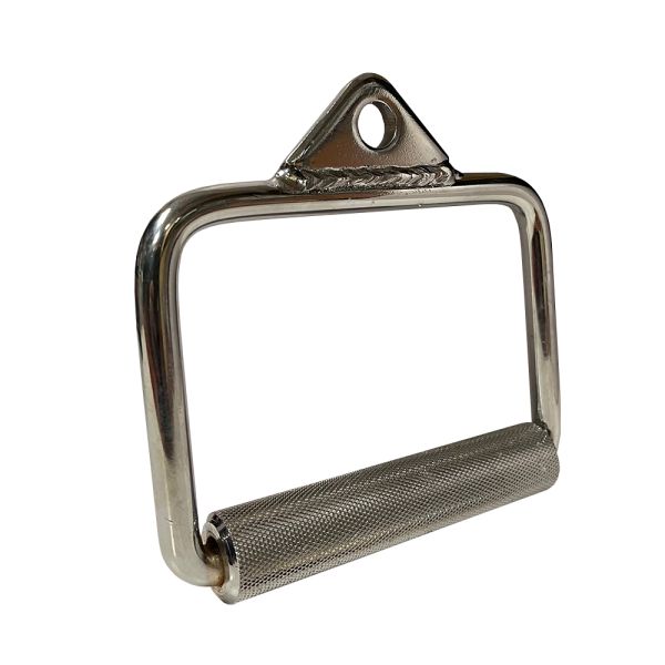Chromed Single D-Handle: Cable-Handle Attachment for Home Gym - Develop ...
